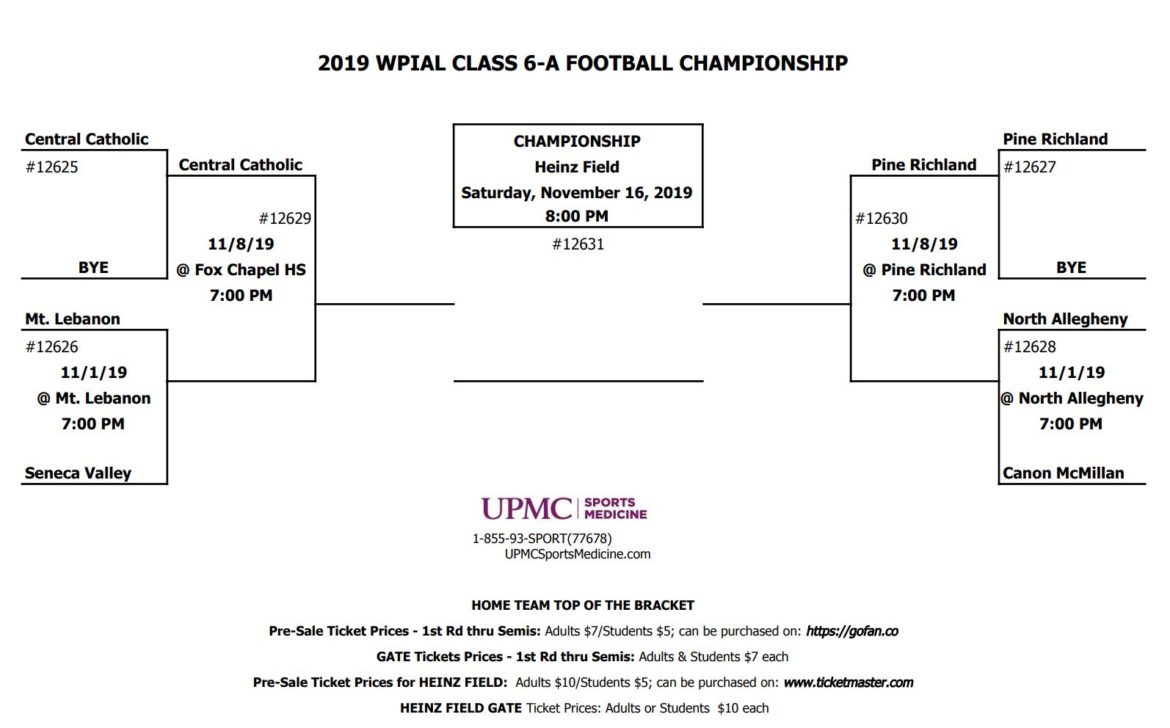WPIAL 2019 6A Playoffs Primer - Steel City Blitz