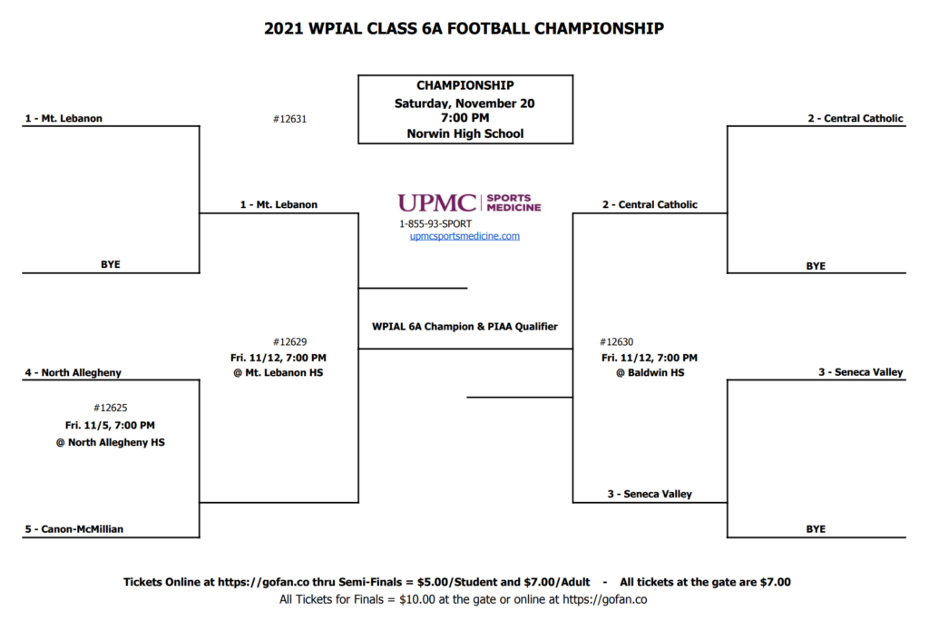 WPIAL 6A Playoff Primer - Steel City Blitz