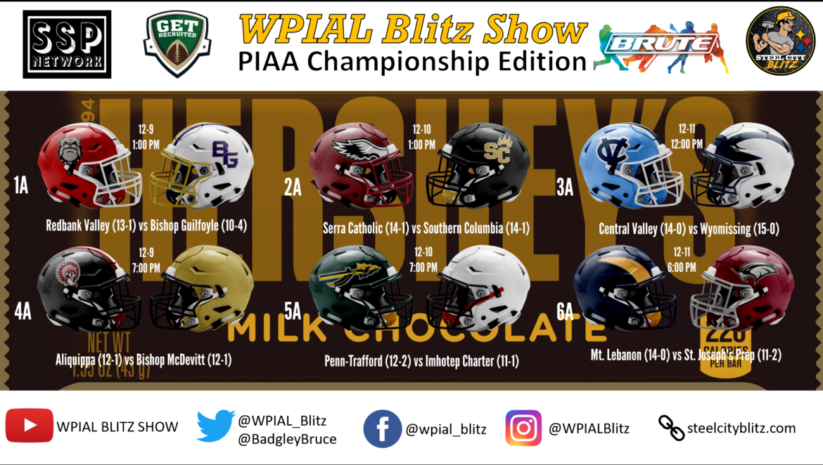 WPIAL Blitz Show PIAA Championship Edition with Penn-Trafford HC John ...