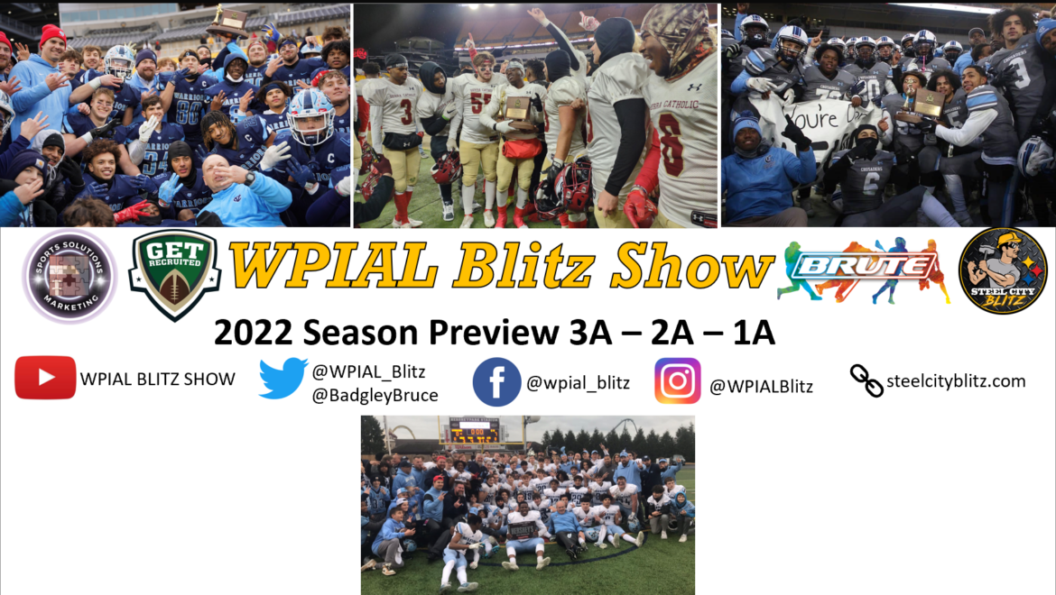 WPIAL BLITZ SHOW 2022 3A-2A-1A Season Preview - Steel City Blitz