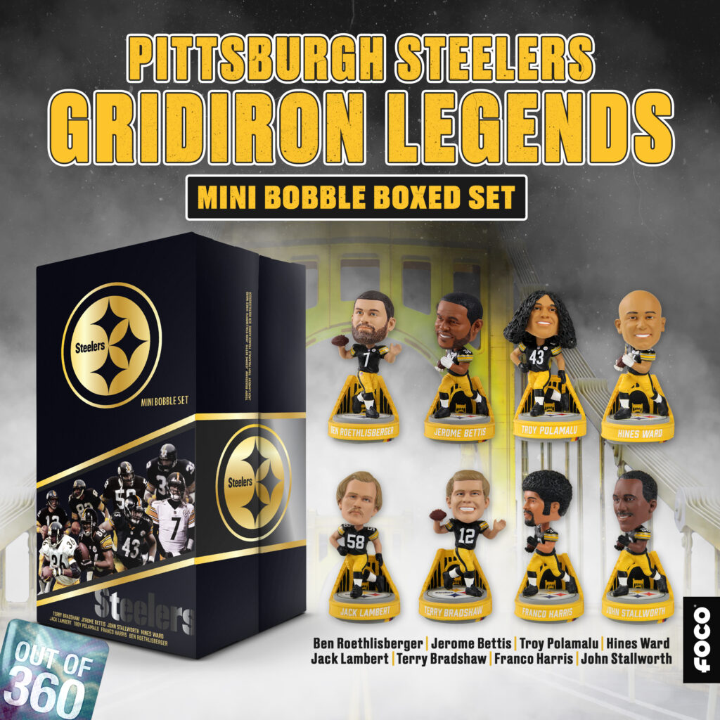 Awesome New Steelers' Bobblehead Set From Foco!