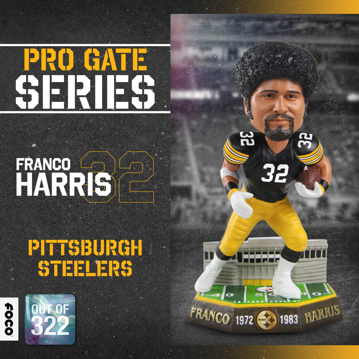Introducing the Franco Harris Bobblehead From Foco